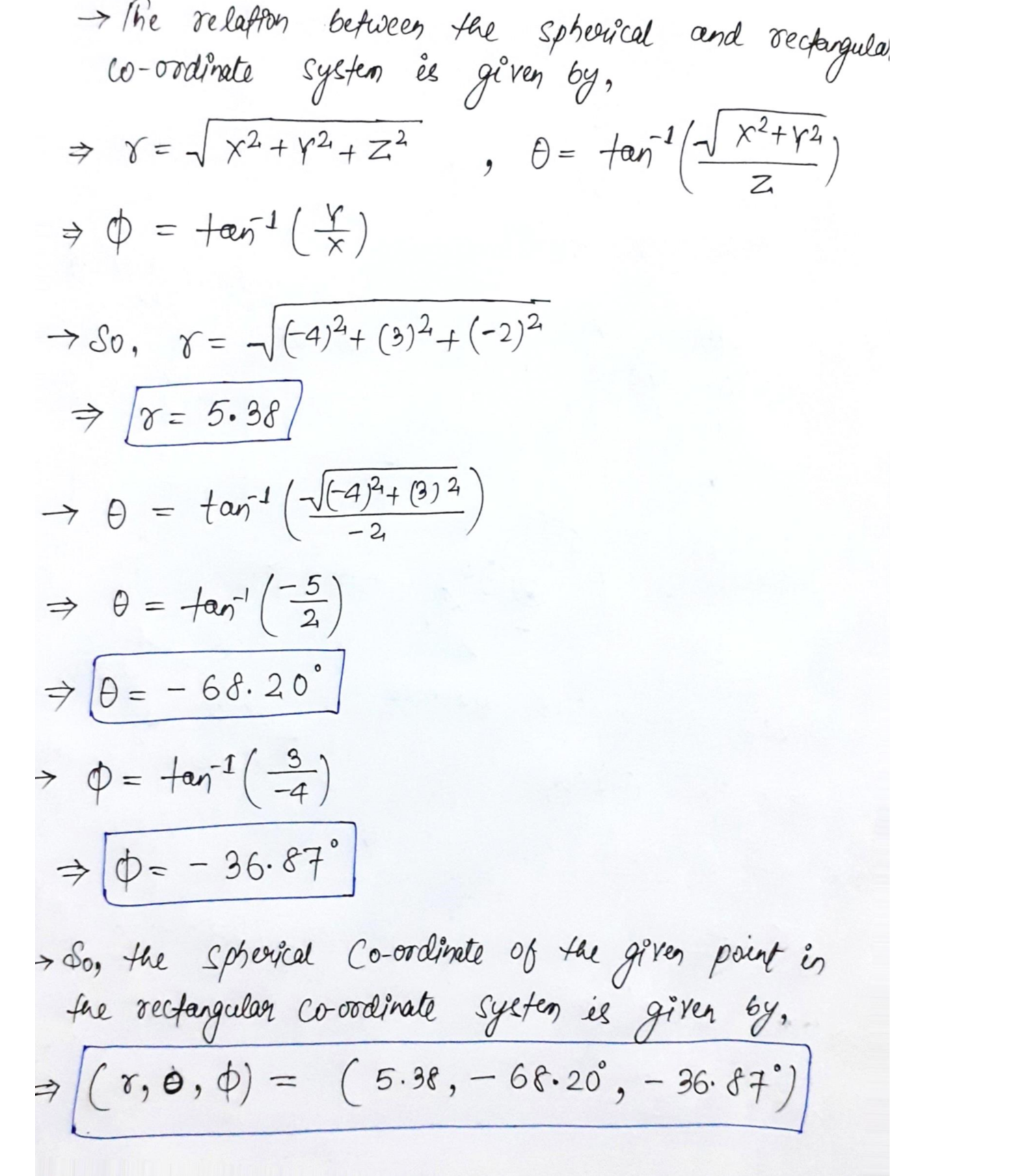 a) Given the two vectors A = 3ax – 2ay – 4az and B = 4ax + 2ay – az ...